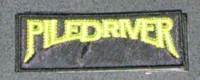 PILEDRIVER - Logo - Embr. patch - PATCH