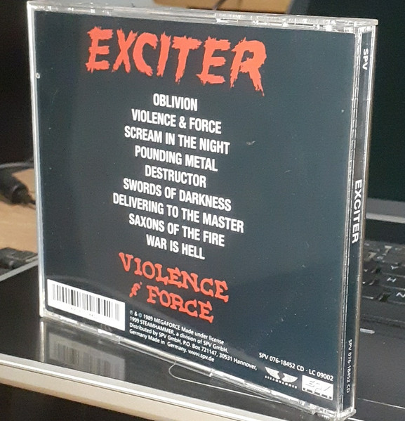 EXCITER - Violence & force - Patch - PATCH