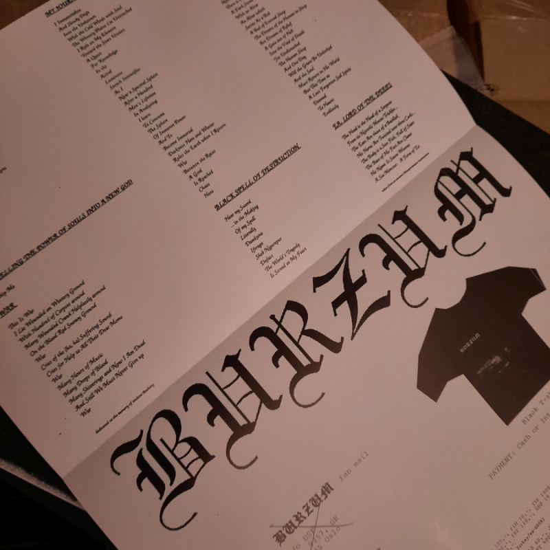 BURZUM - s/t (DSP replica) - LP